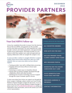 Provider Partners – Inclusa – Managed Care Organization – Family Care ...